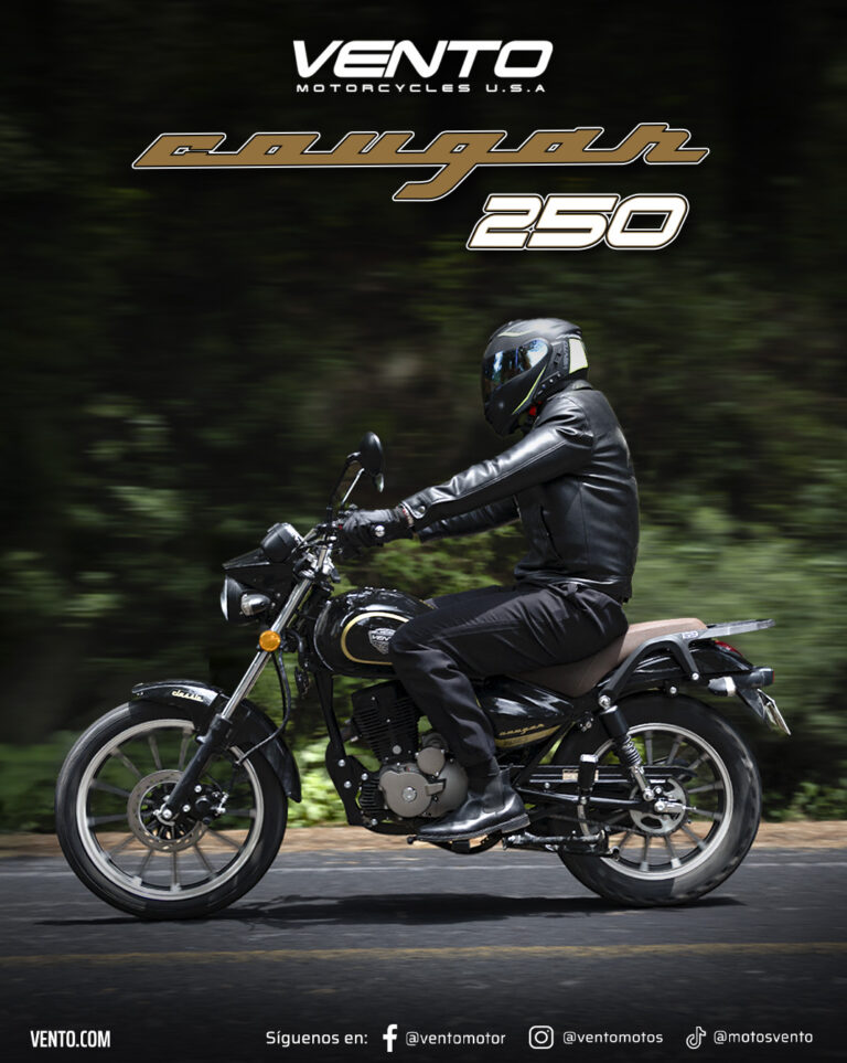 POTENCIA URBANA CON ESTILO CLÁSICO. NUEVA VENTO COUGAR 250 – Revista 400