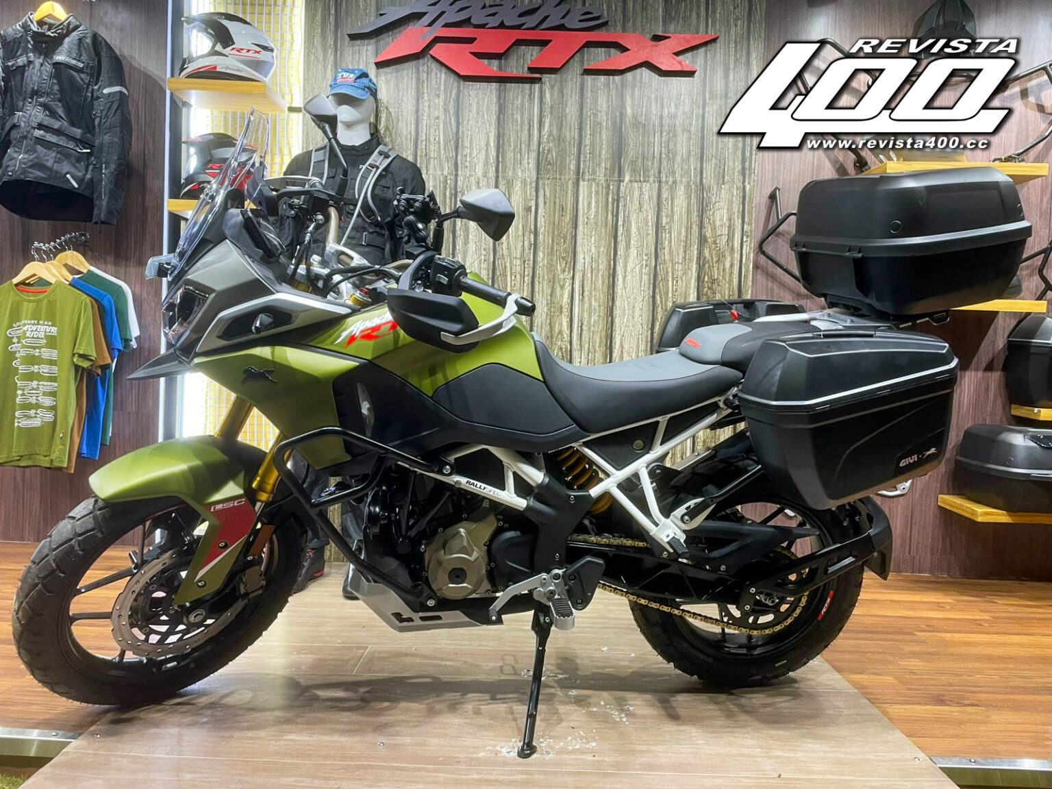 NUEVA TVS APACHE RTX 300 – Revista 400